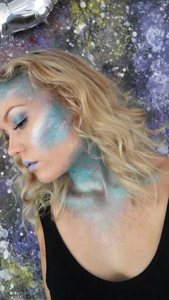 Galaxy makeup | Space party - Charlotta Eve