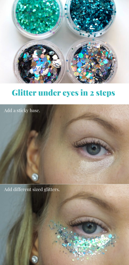 Glitter makeup ideas & tutorials