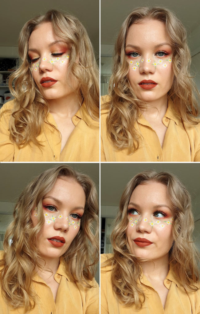 Flower freckles makeup tutorial - Charlotta Eve