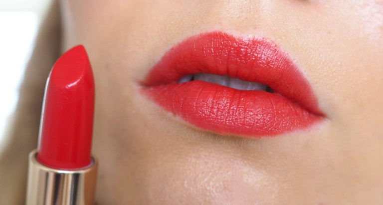 6 x the perfect orange red lipstick - Charlotta Eve
