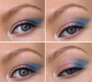 Easy blue makeup look - tutorial - Charlotta Eve