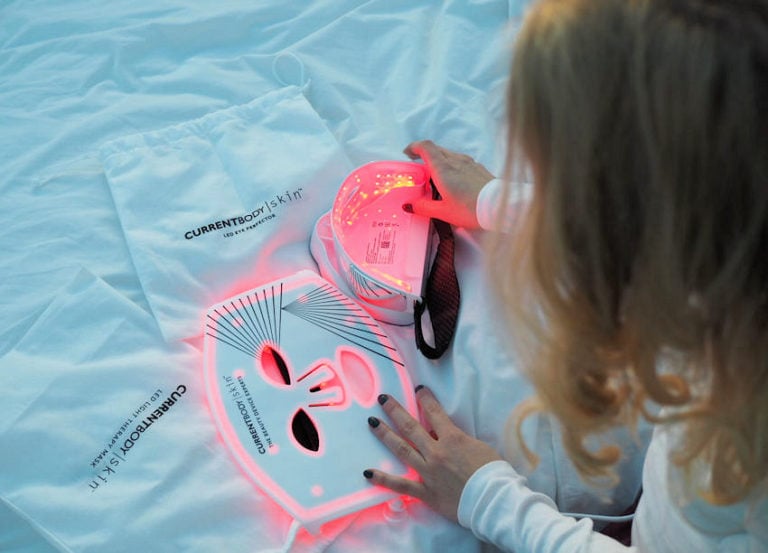 Best red light mask - Currentbody Skin LED Light Therapy Mask
